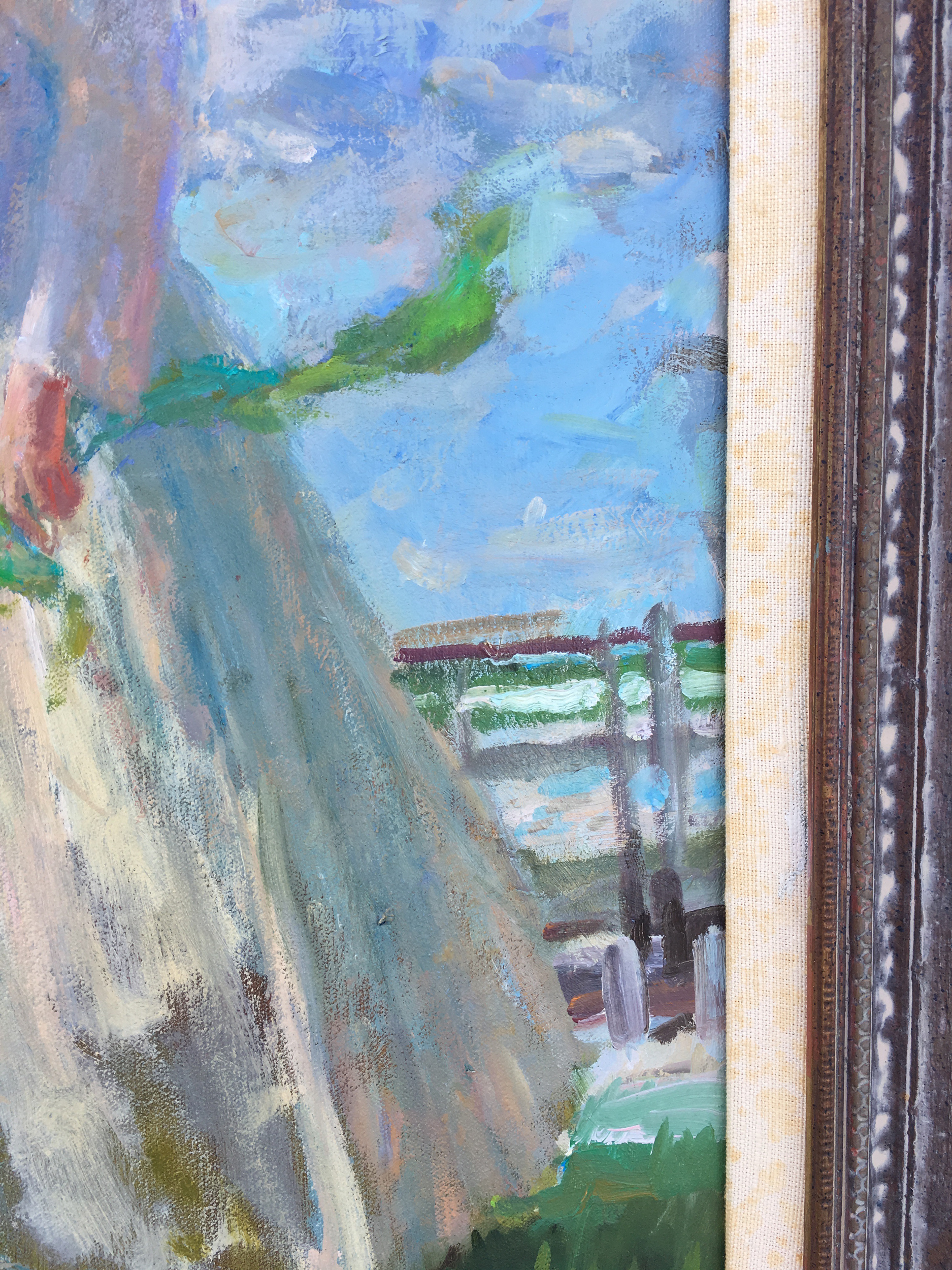 Coby Whitmore: Original Oil on Canvas - Woman with Parasol